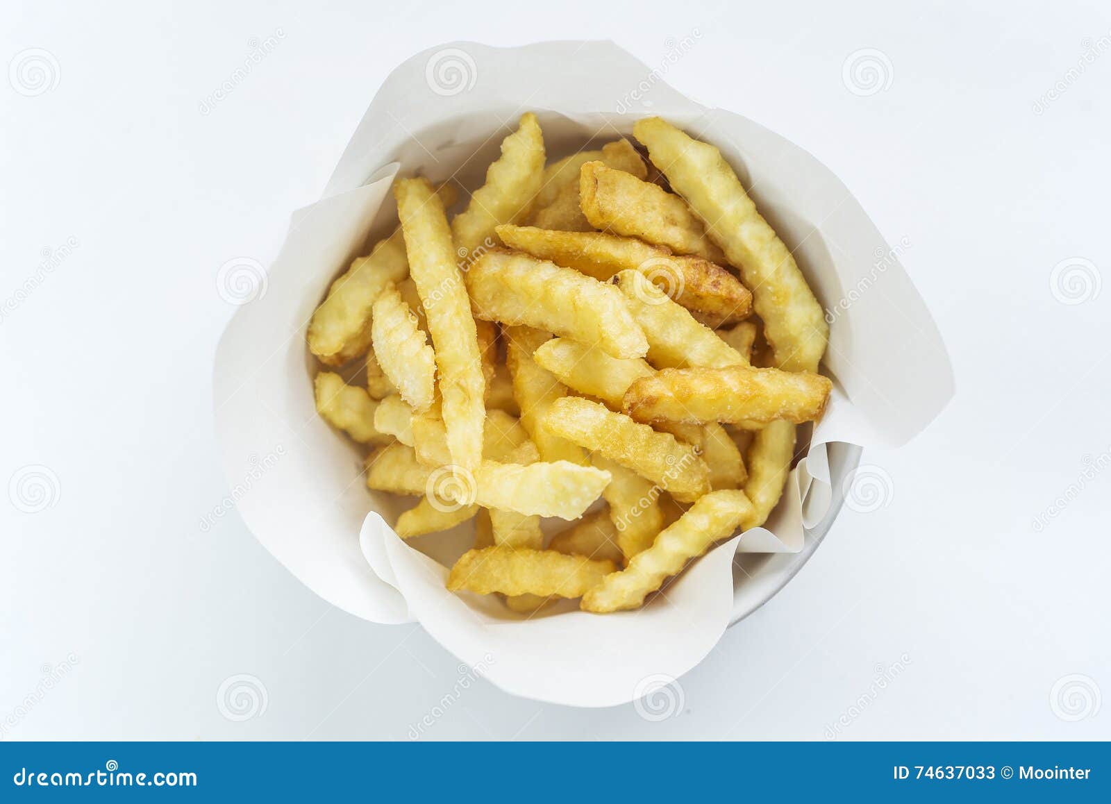 French Fries in a dish. stock image. Image of oily, fries - 74637033