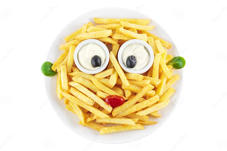 French fries face stock photo. Image of cute, delicious - 29284906