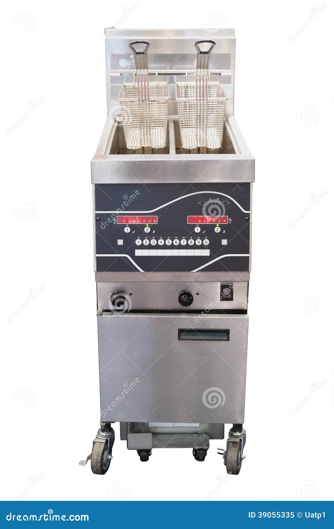 French fries machine stock image. Image of basket, precision - 39055335