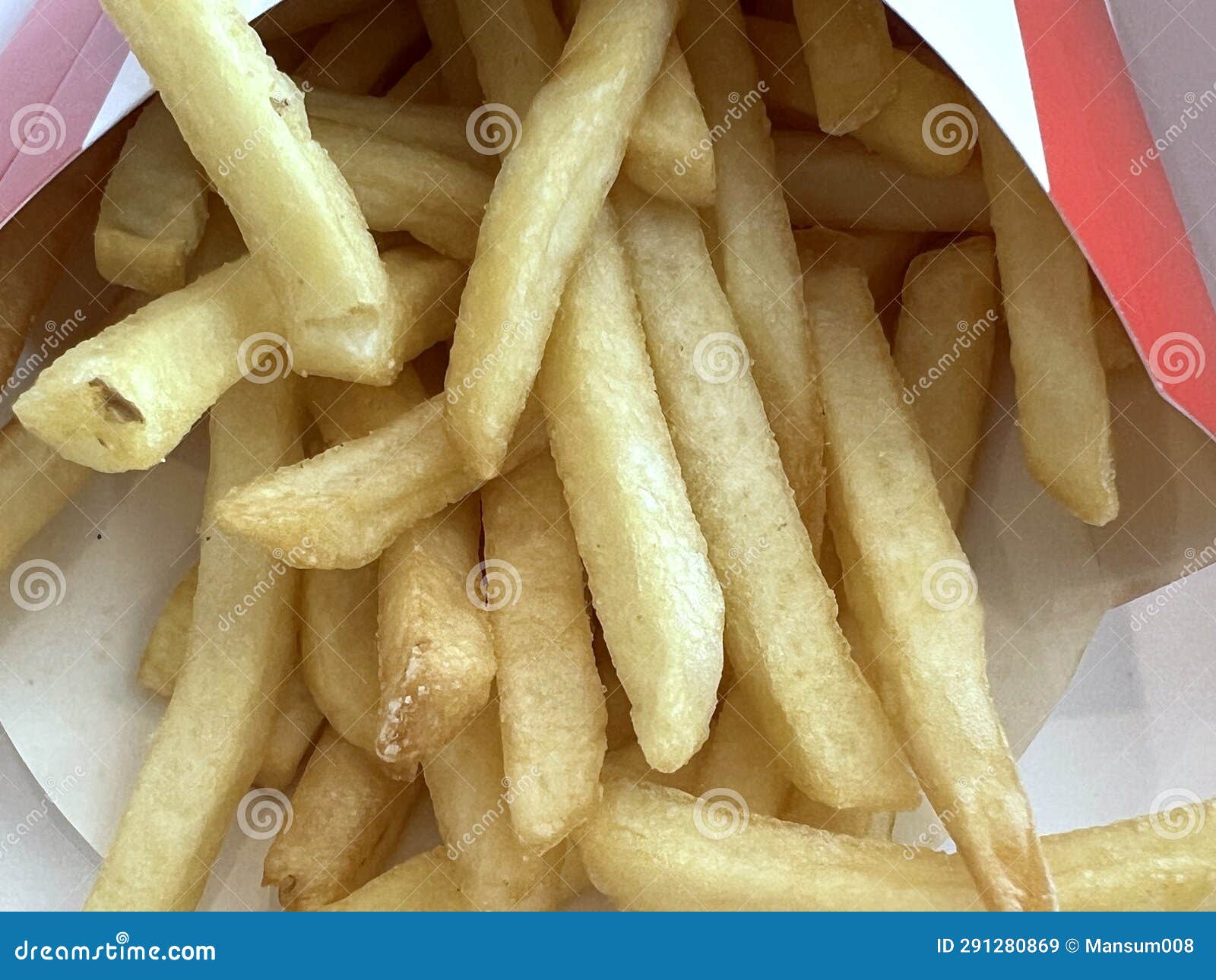 French Fries in the Package Stock Image - Image of yellow, potato ...