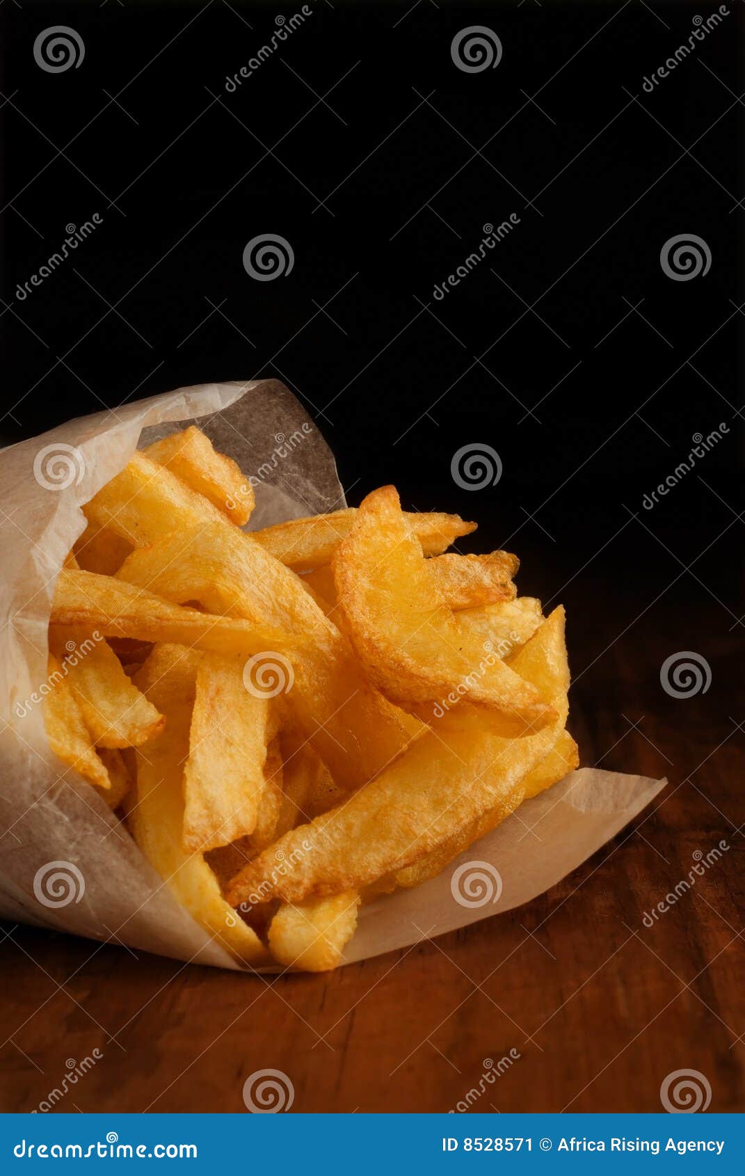 French fries in packet stock image. Image of packet, crunchy - 8528571