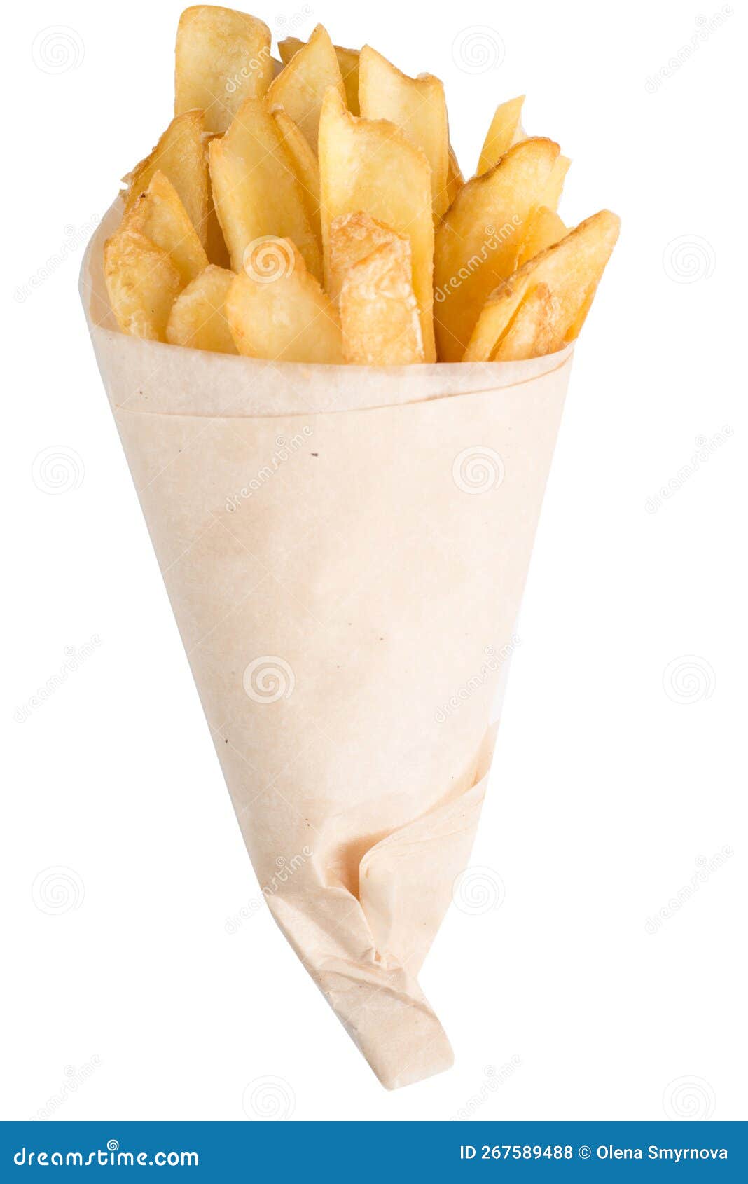 French Fries in a Paper Bag. Stock Photo - Image of paper, restaurant ...