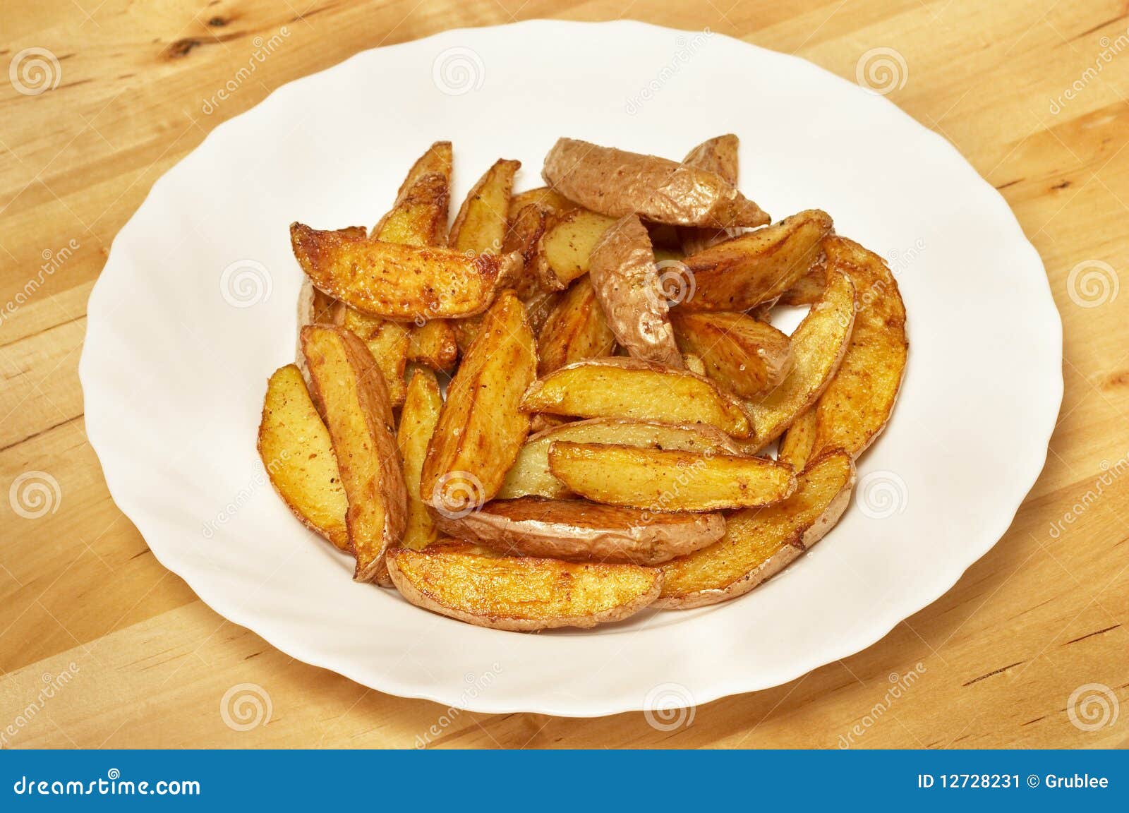 French fries potato slices stock image. Image of fried - 12728231