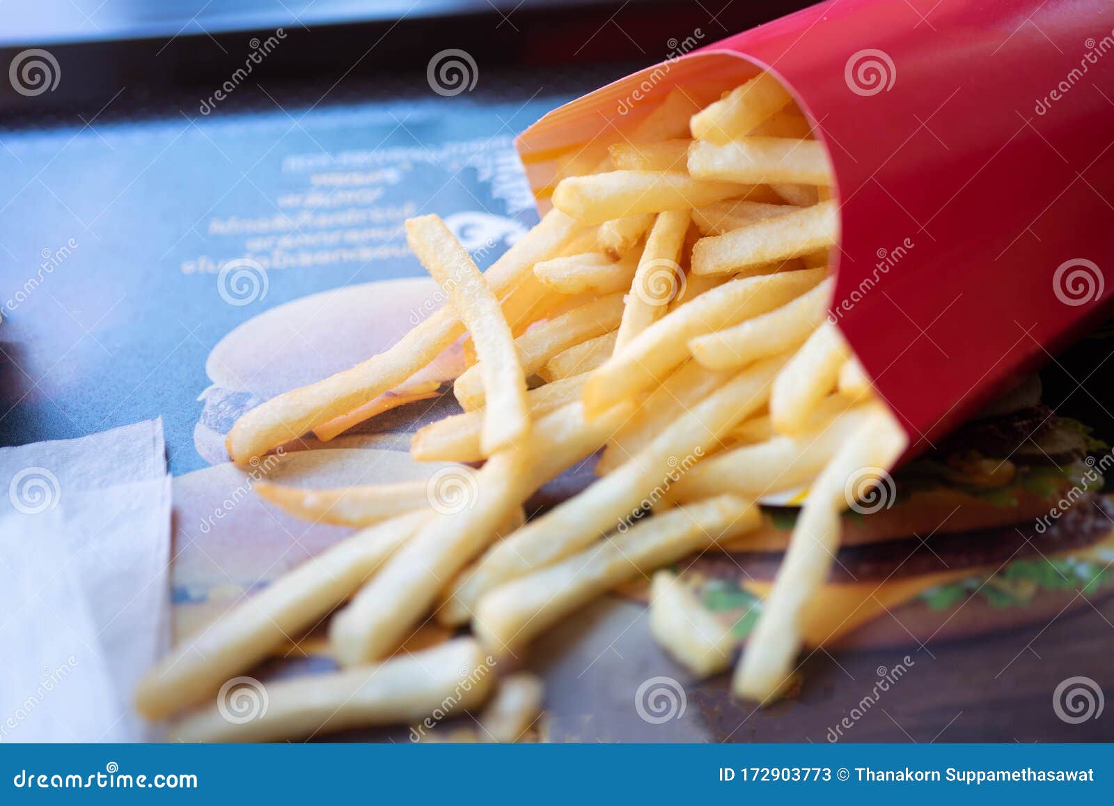 French fries in restaurant stock image. Image of fastfood - 172903773