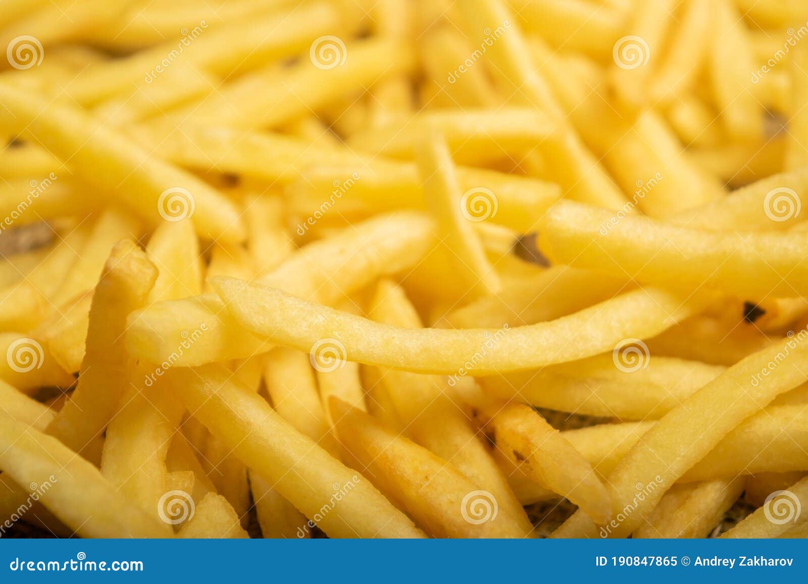 French Fries Scattered Surface Texture. Close Up Stock Image - Image of ...