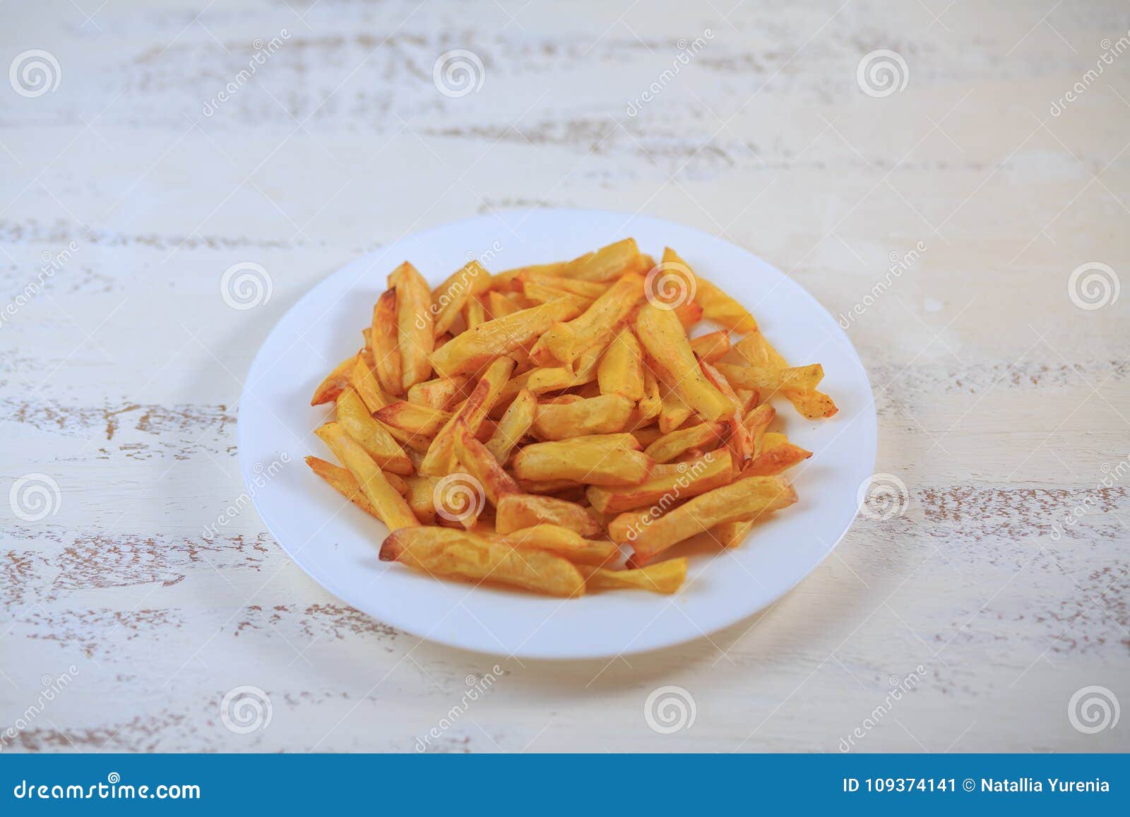 French fries stock image. Image of light, food, tuber - 109374141