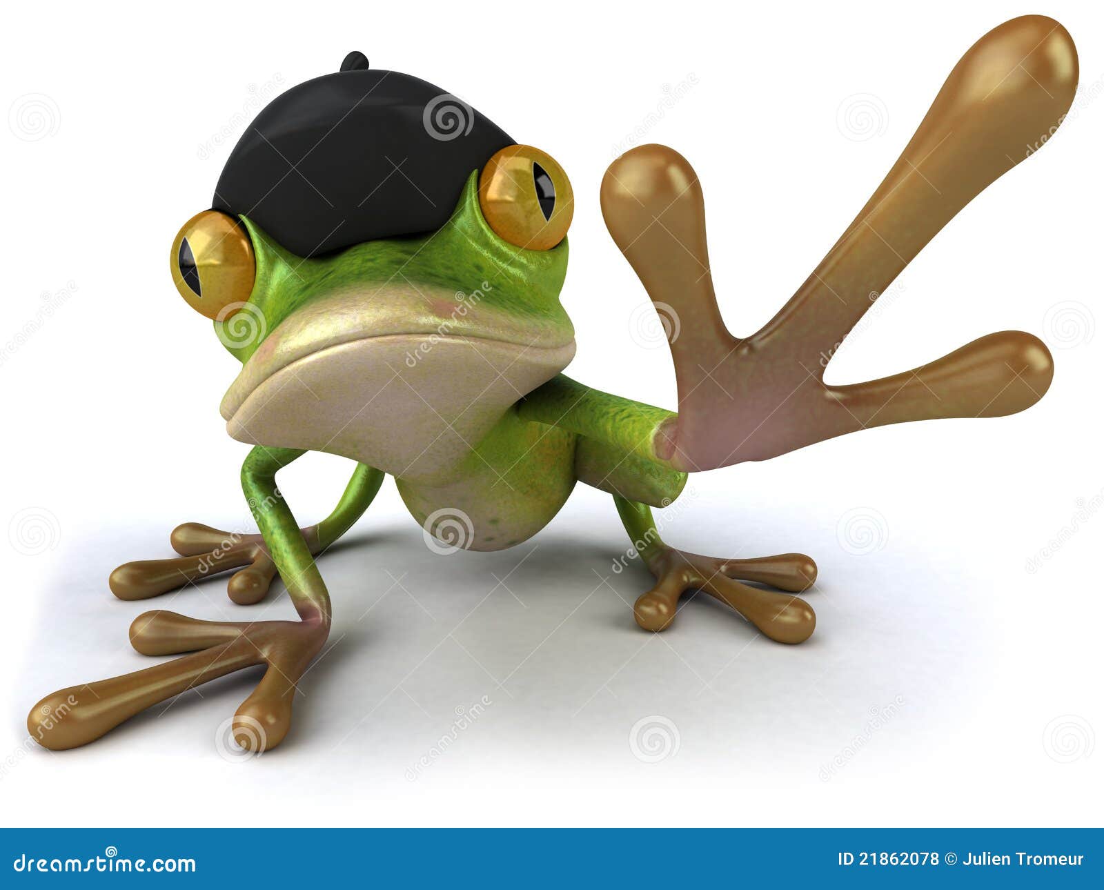 French frog stock illustration. Illustration of wildlife - 21862078