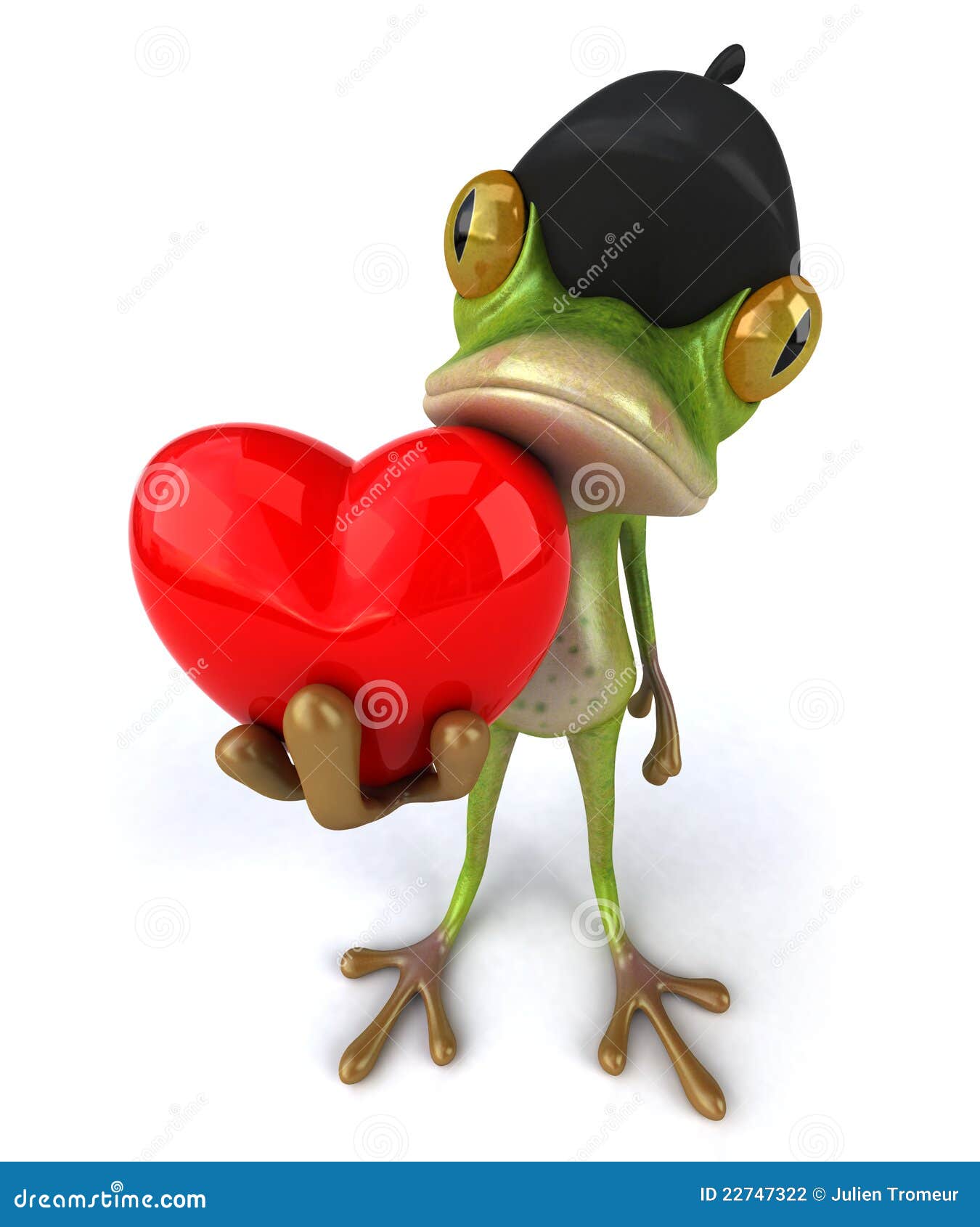 French frog stock illustration. Illustration of ecology - 22747322