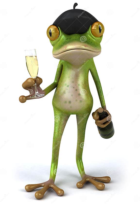 French frog stock illustration. Illustration of france - 22747366