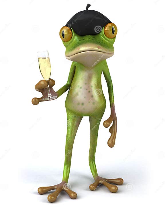 French frog stock illustration. Illustration of ecology - 25131699