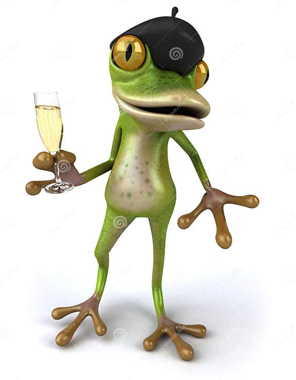 French frog stock illustration. Illustration of toad - 25131705