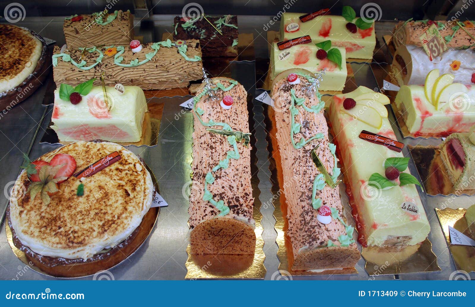 French gateaux stock image. Image of sugar, sweet, sponge - 1713409