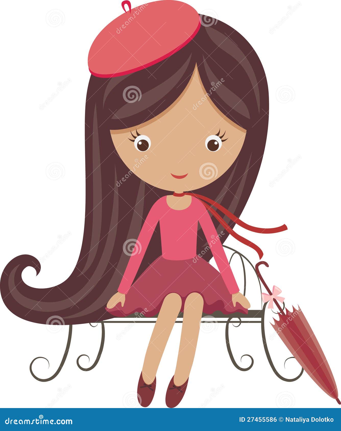 French Girl In Paris Royalty-Free Stock Photography | CartoonDealer.com ...