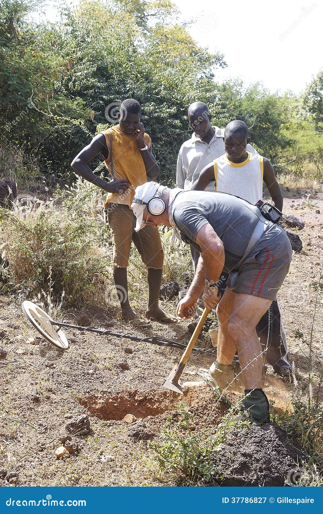 A French gold prospector editorial photography. Image of industry ...