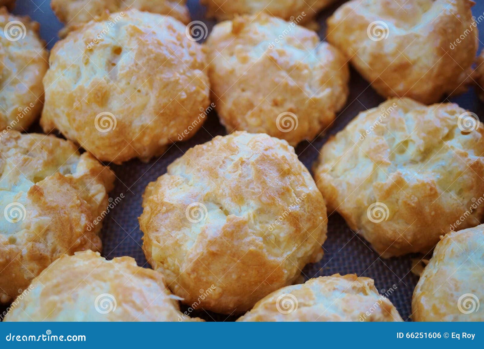 French Gougeres Cheese Puff Choux Stock Photo - Image of cheese ...