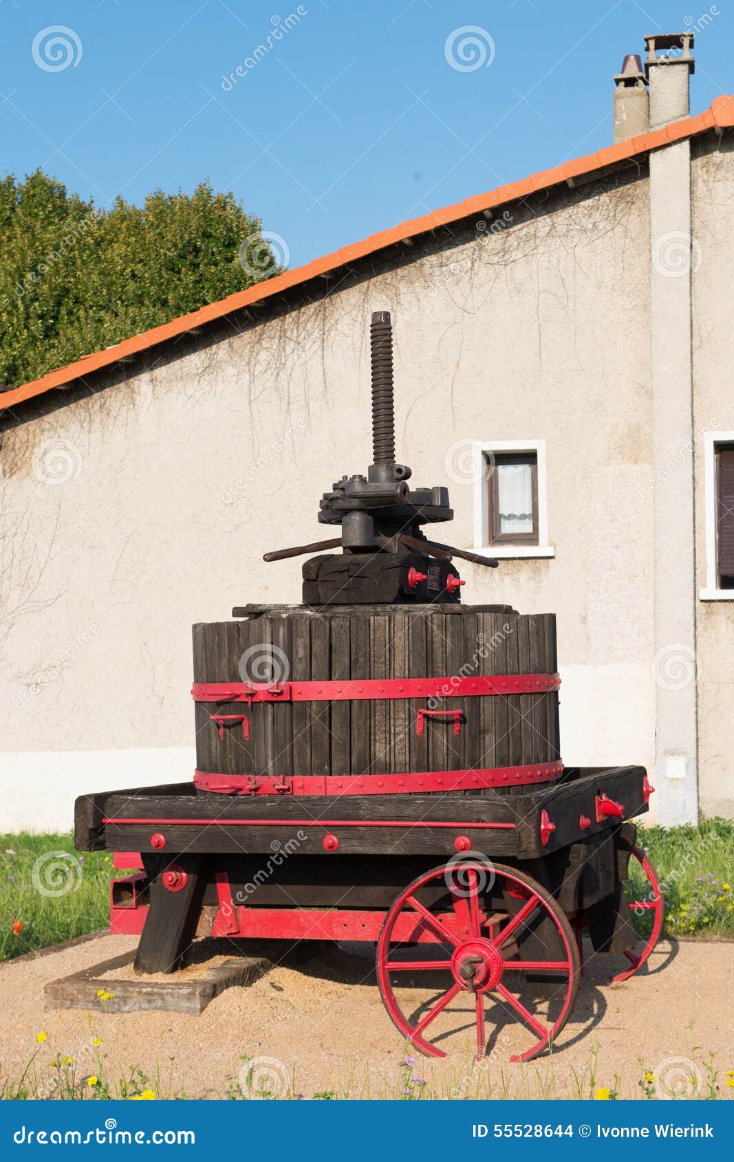 French grape press stock photo. Image of europe, historic - 55528644