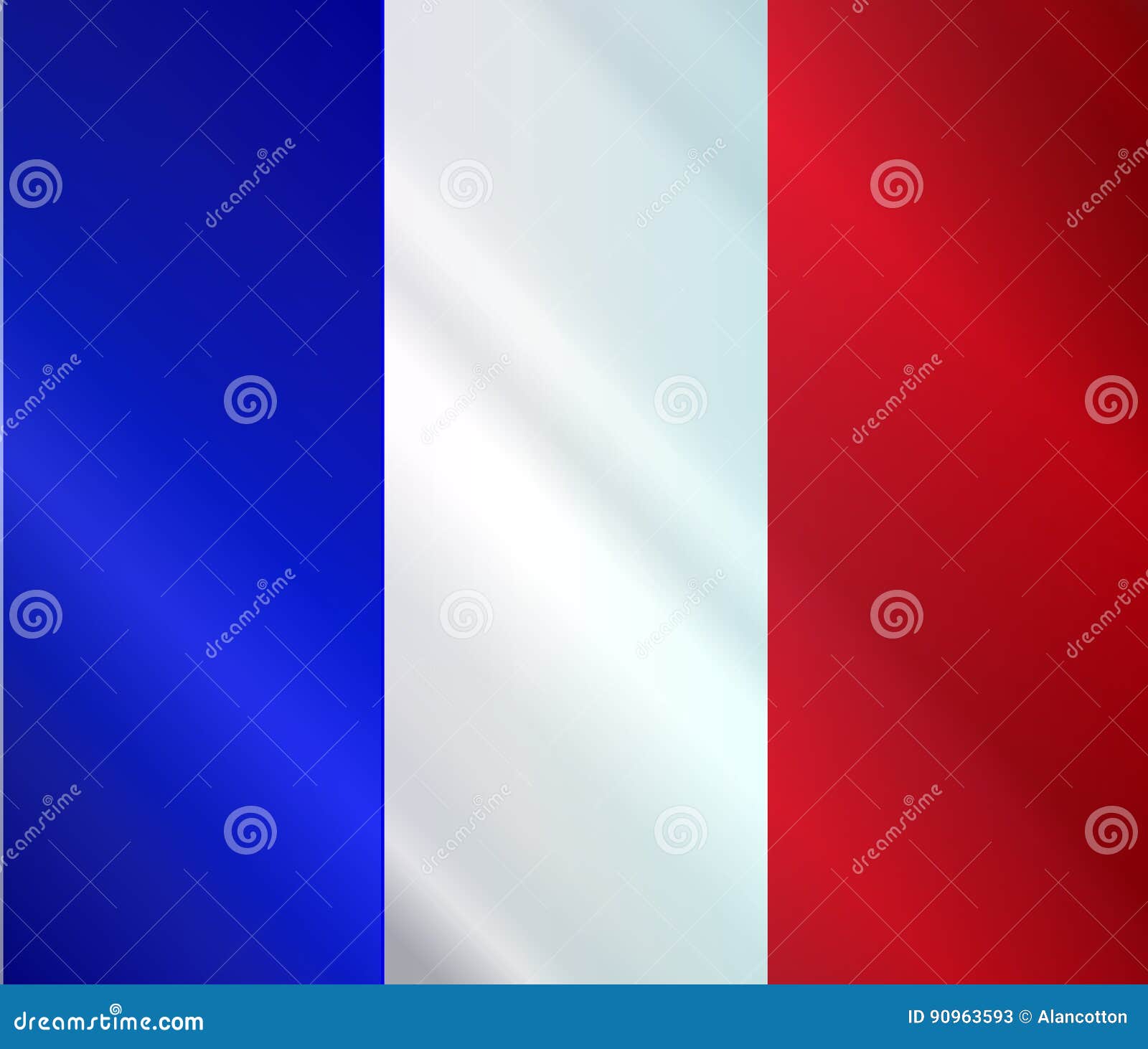 French Grunge Flag Gloss stock vector. Illustration of blue - 90963593