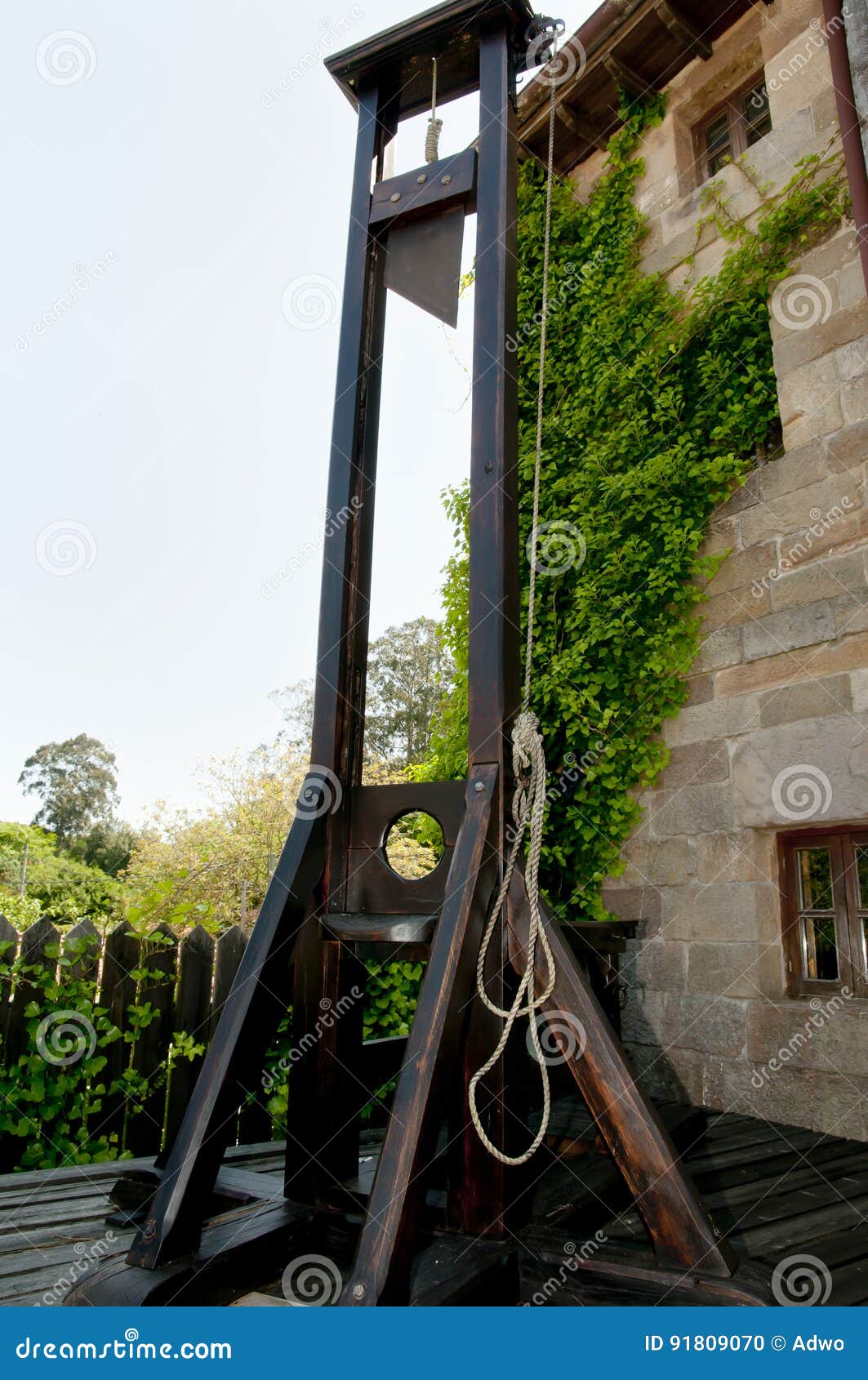 French Guillotine stock photo. Image of behead, punishment - 91809070