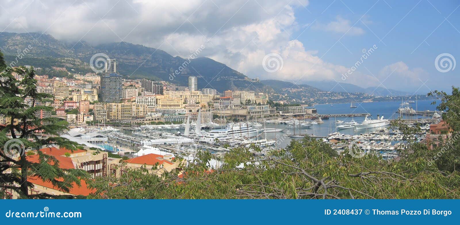 French harbour in Monaco stock image. Image of european - 2408437