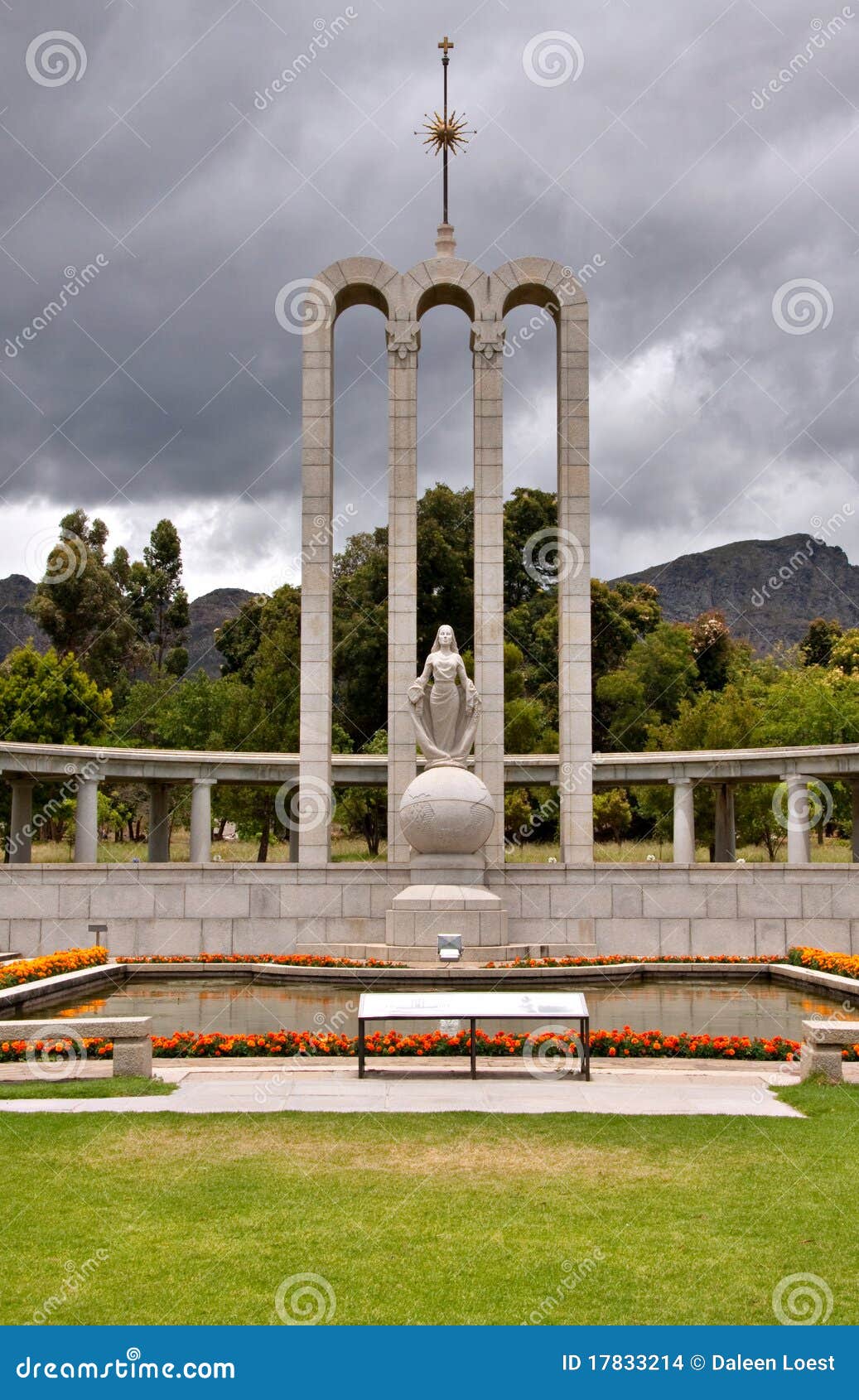 French huguenot monument stock photo. Image of franschhoek - 17833214