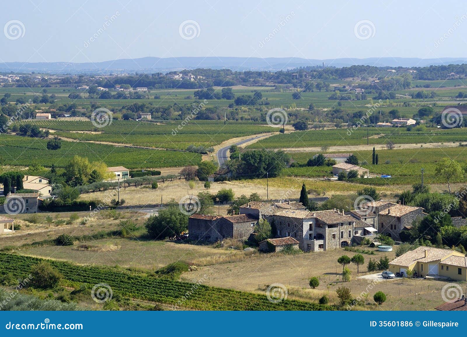 French Landscape of the Cevennes Stock Photo - Image of languedoc ...