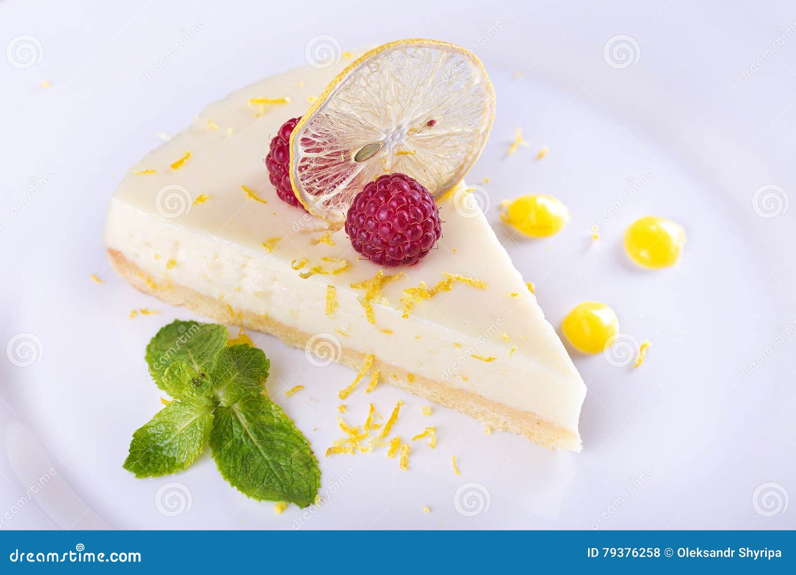 French lemon tart stock photo. Image of custard, lemon - 79376258