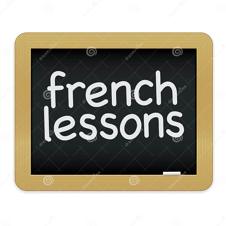 French Lessons Chalkboard EPS Stock Vector - Illustration of foreigners ...
