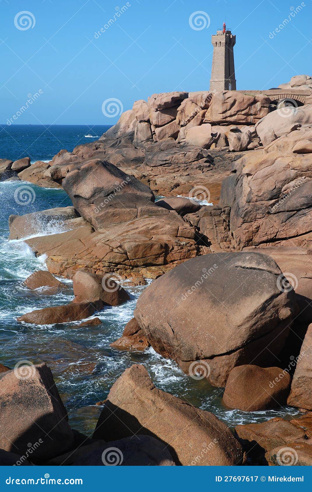 French Lighthouse stock image. Image of lighthouse, rose - 27697617