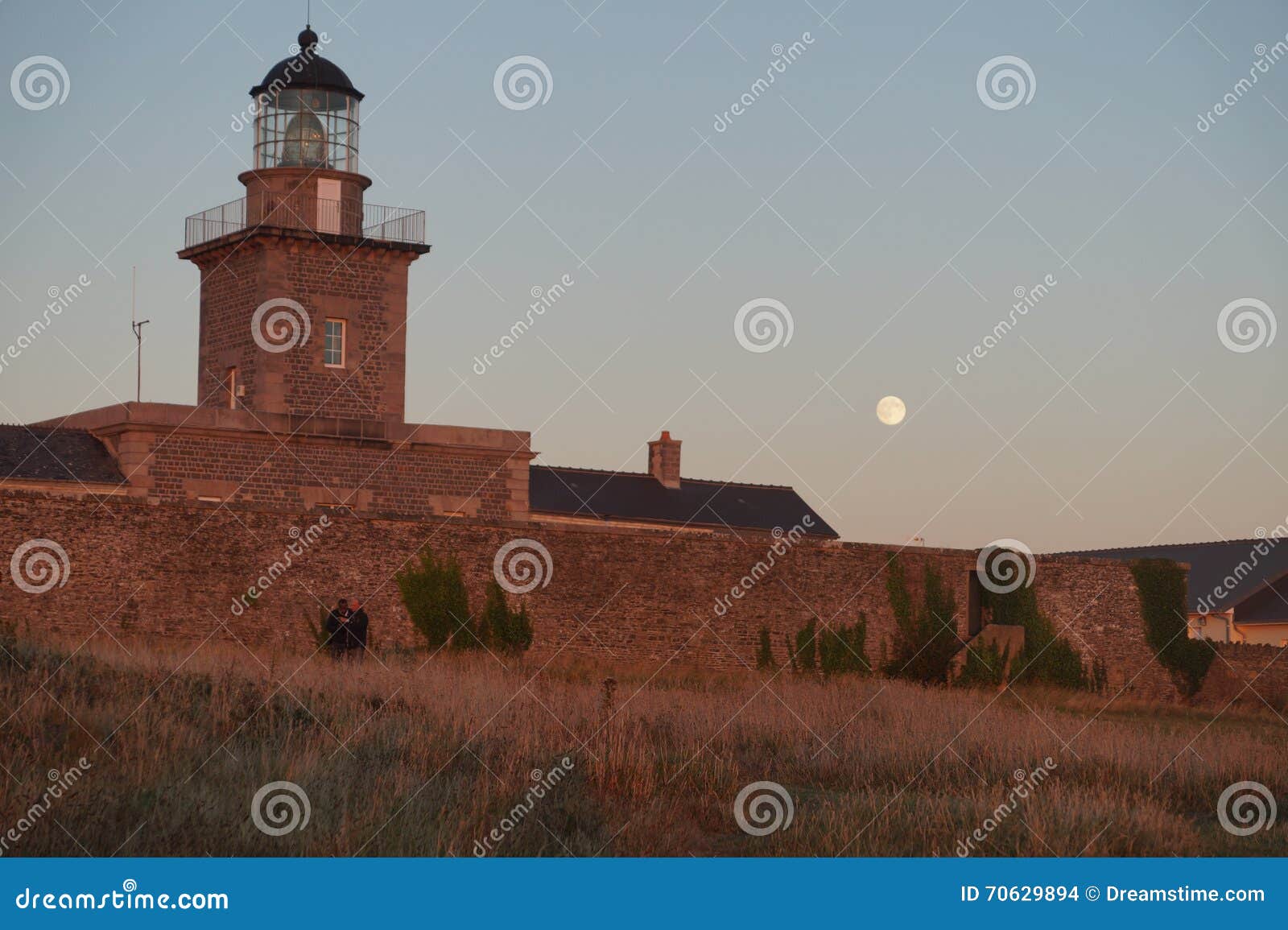 French lighthouse stock photo. Image of lighthouse, house - 70629894