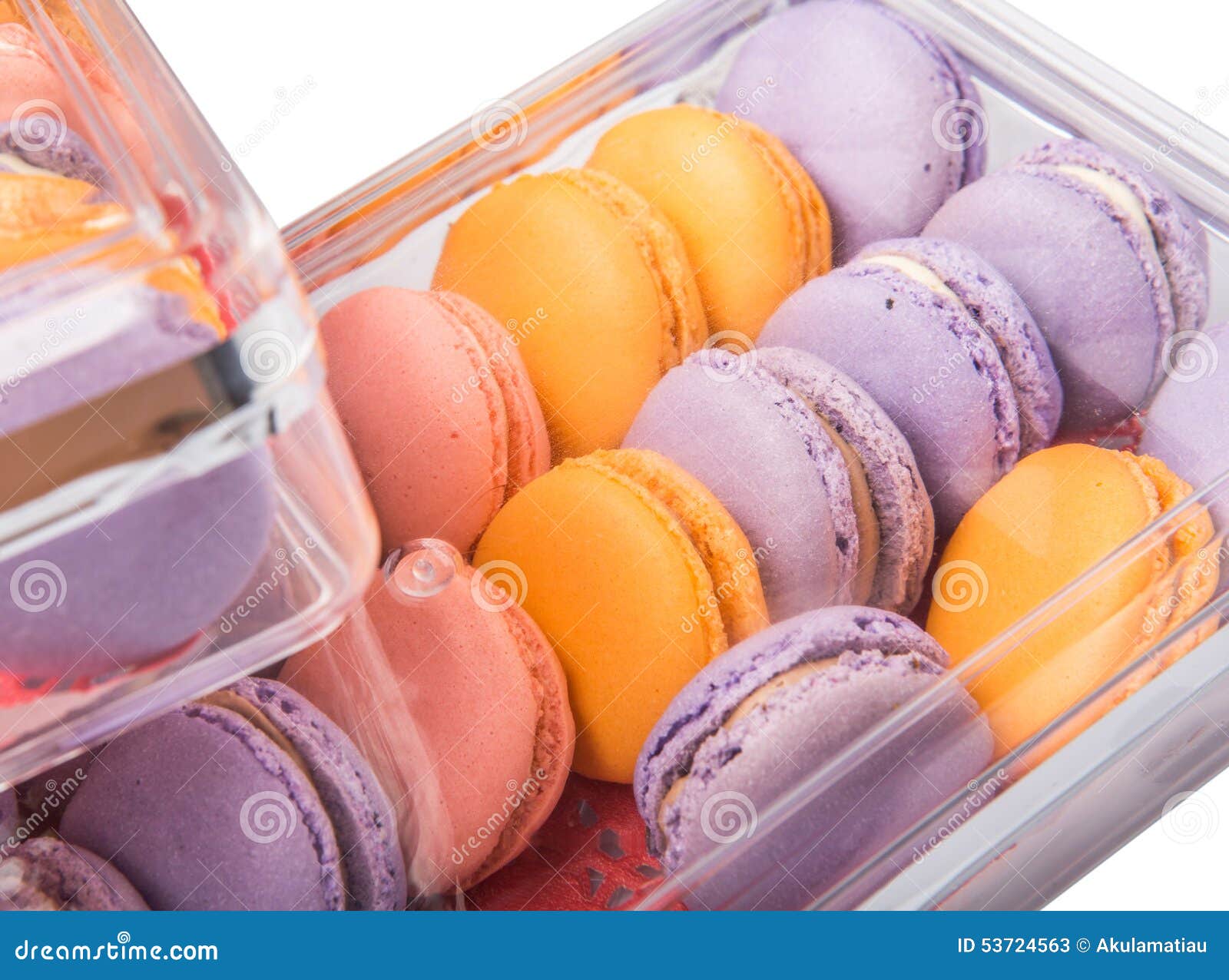 French Macarons Close Up View VIII Stock Image - Image of chocolate ...