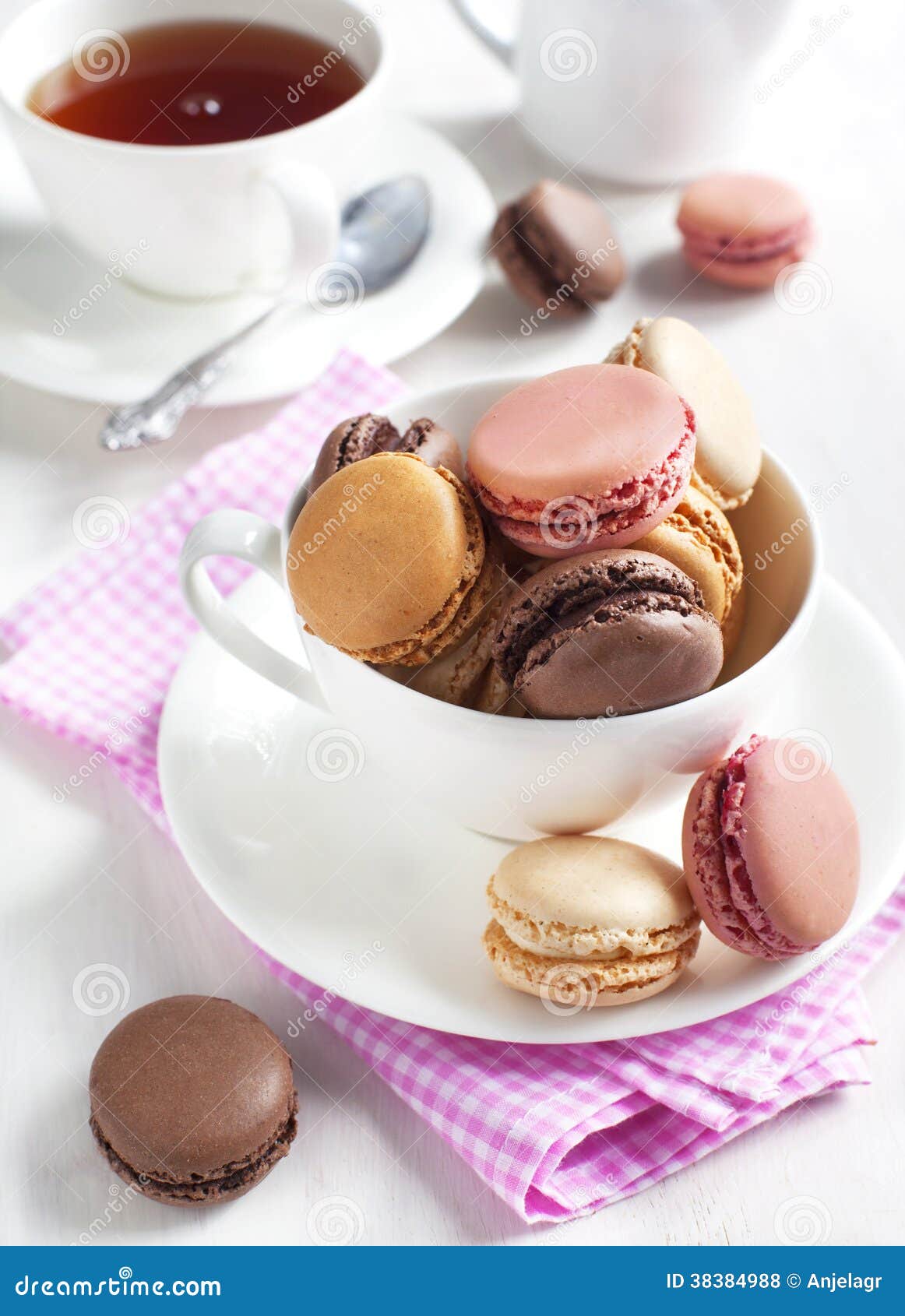 French macaroons. stock photo. Image of macaroons, gourmet - 38384988