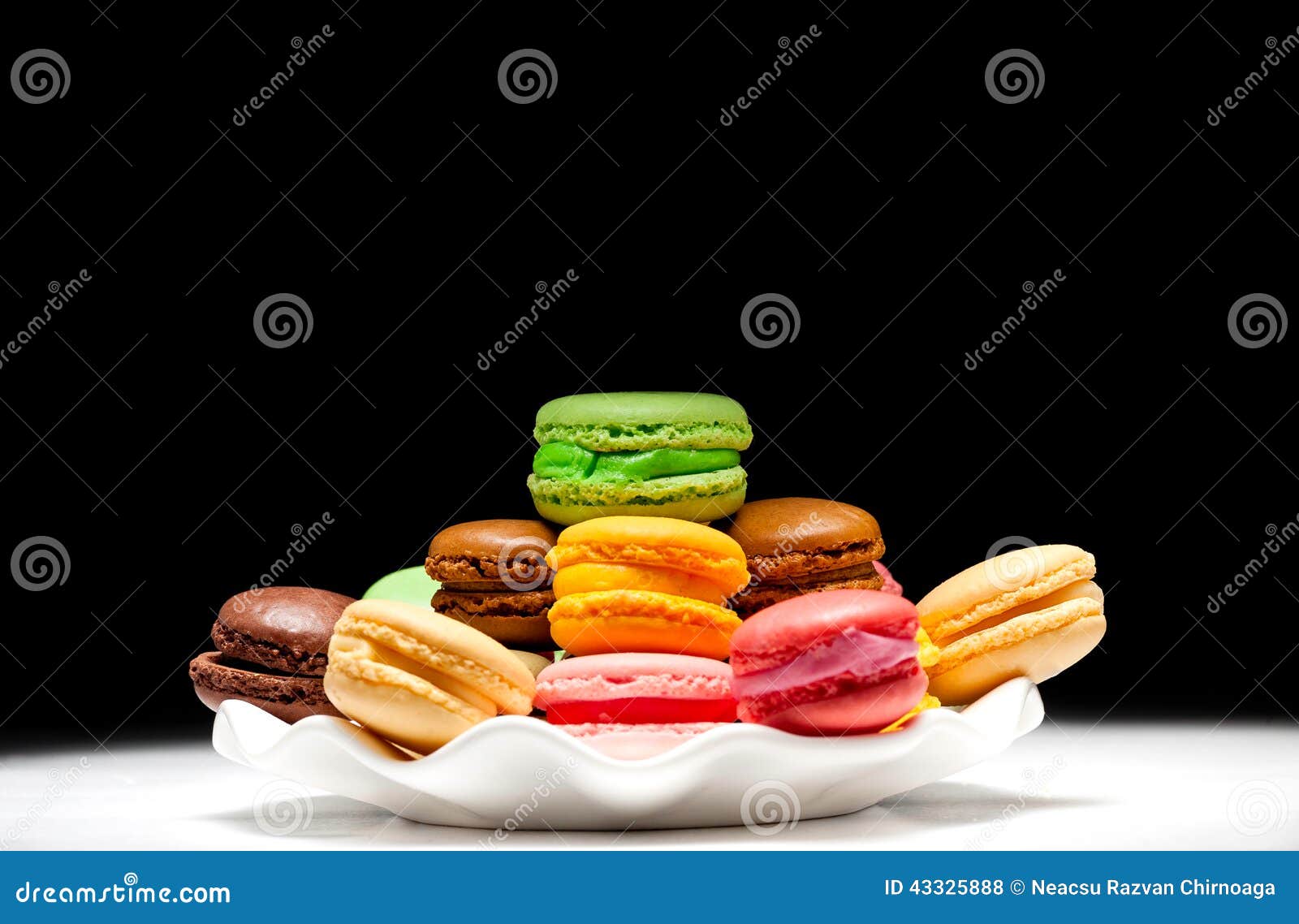 French macaroons stock photo. Image of bake, small, object - 43325888