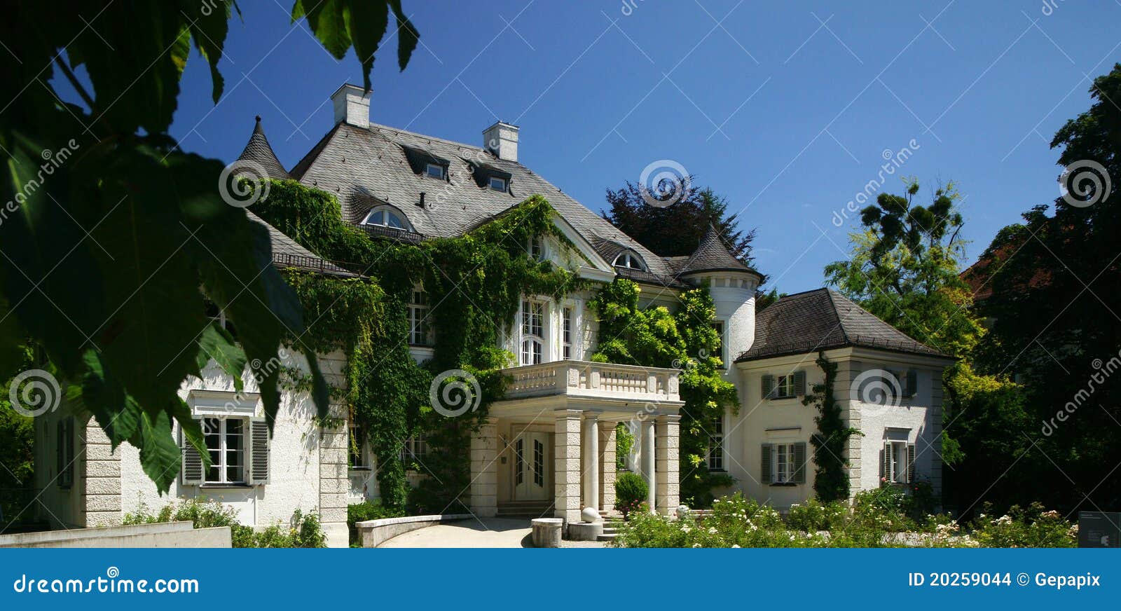 French Mansion stock photo. Image of property, bavaria - 20259044