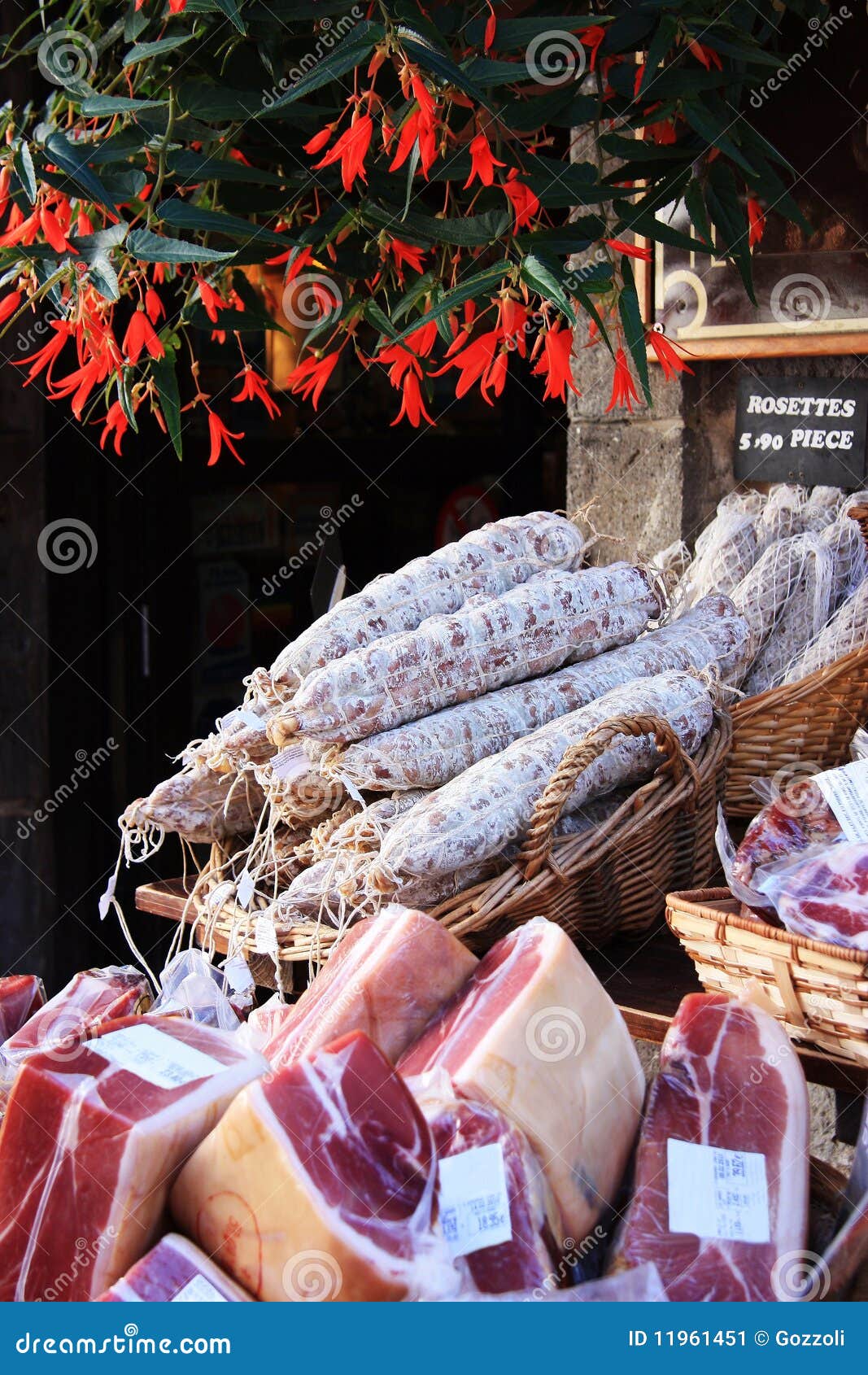 French meat market stock image. Image of prepared, openair - 11961451