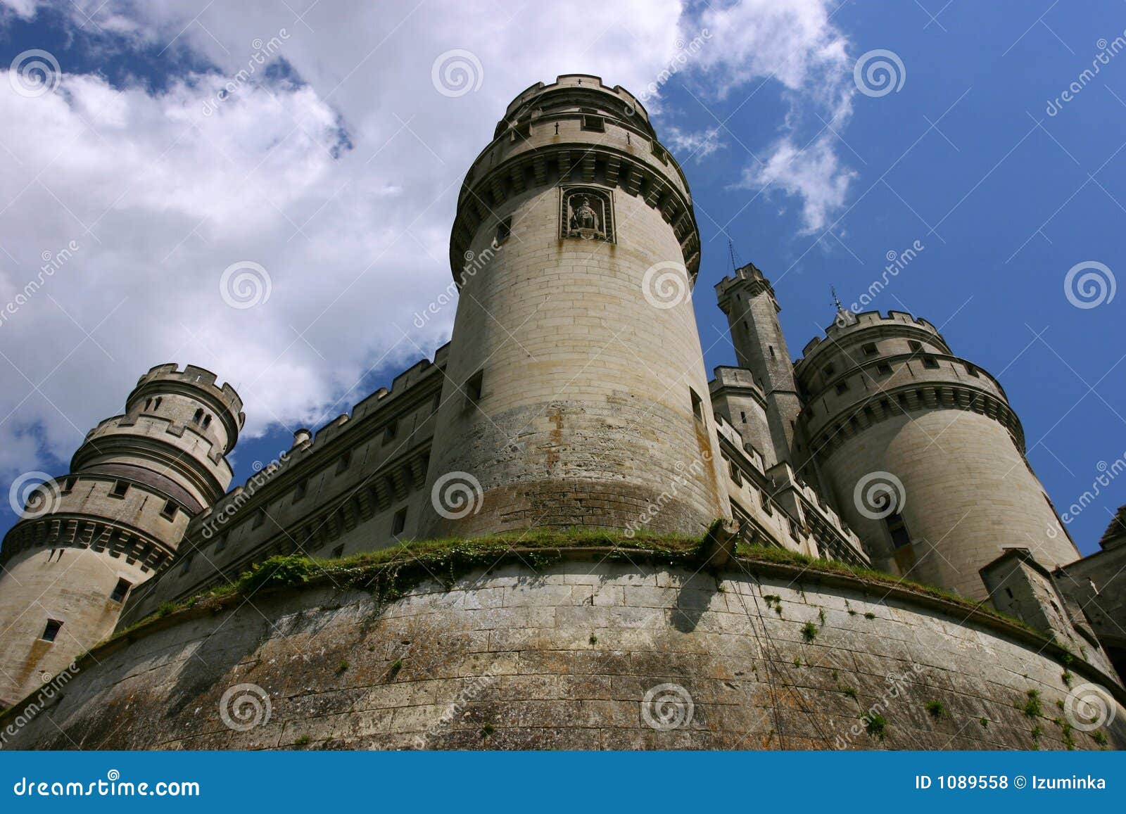 French Medieval Castle Pierrefond Stock Photo - Image of chateau ...