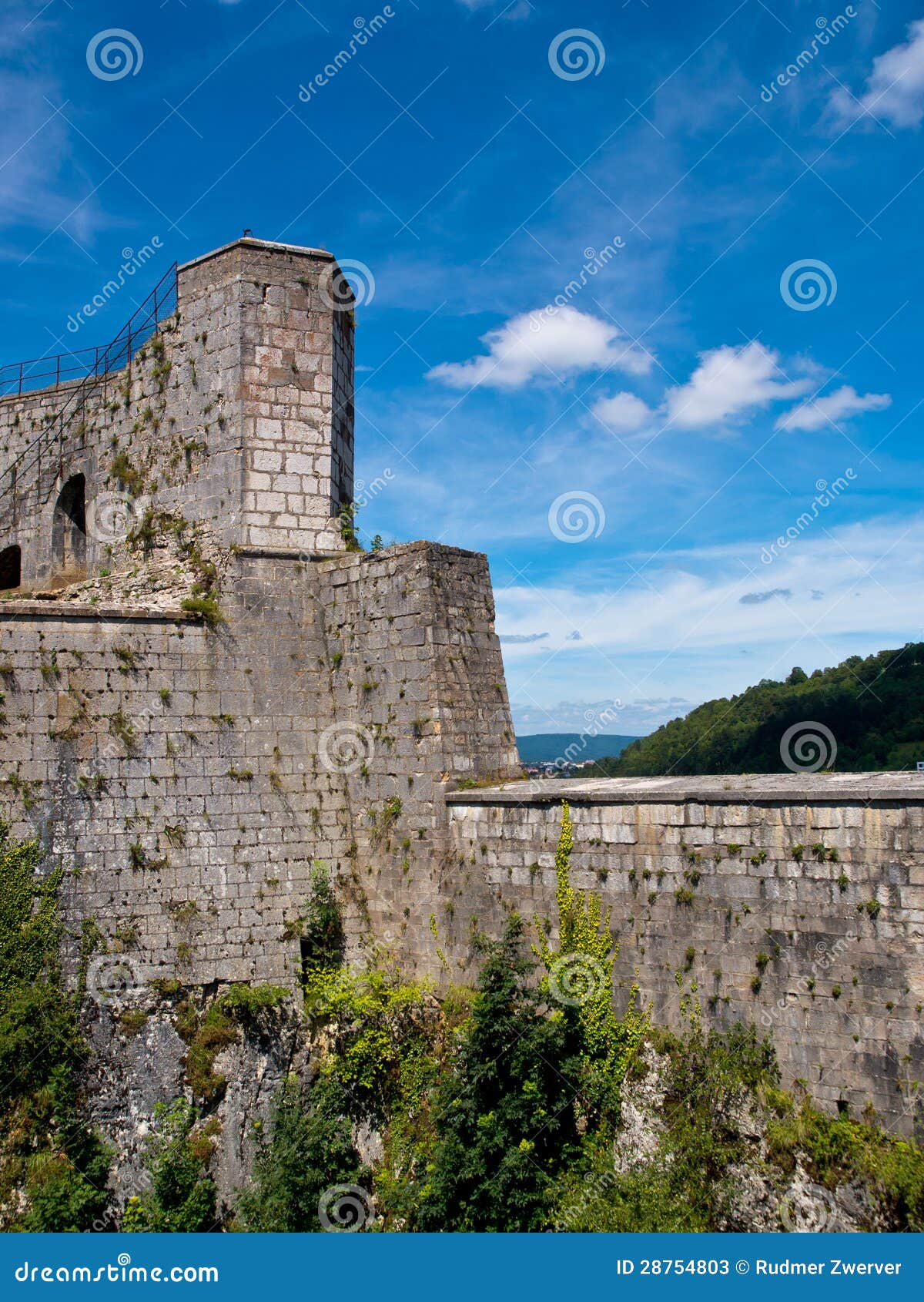 French medieval Fortress stock image. Image of besancon - 28754803