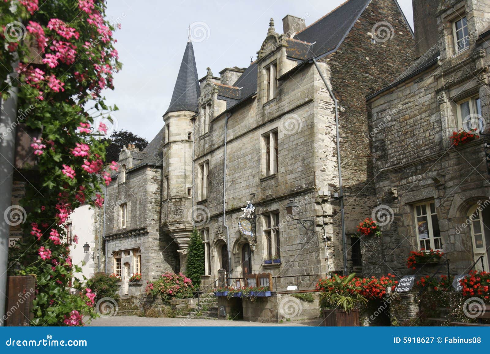 French medieval village stock image. Image of france, ancient - 5918627