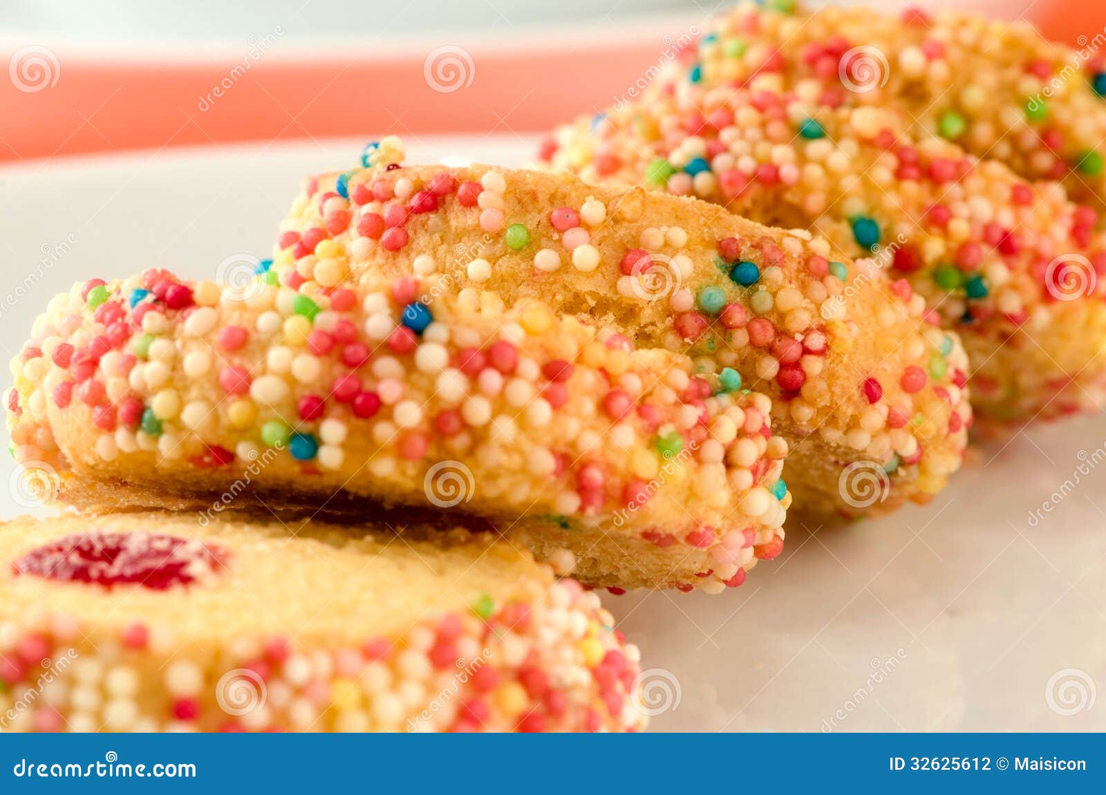 French Multi-colored Biscuits. Stock Photo - Image of france, bakery ...