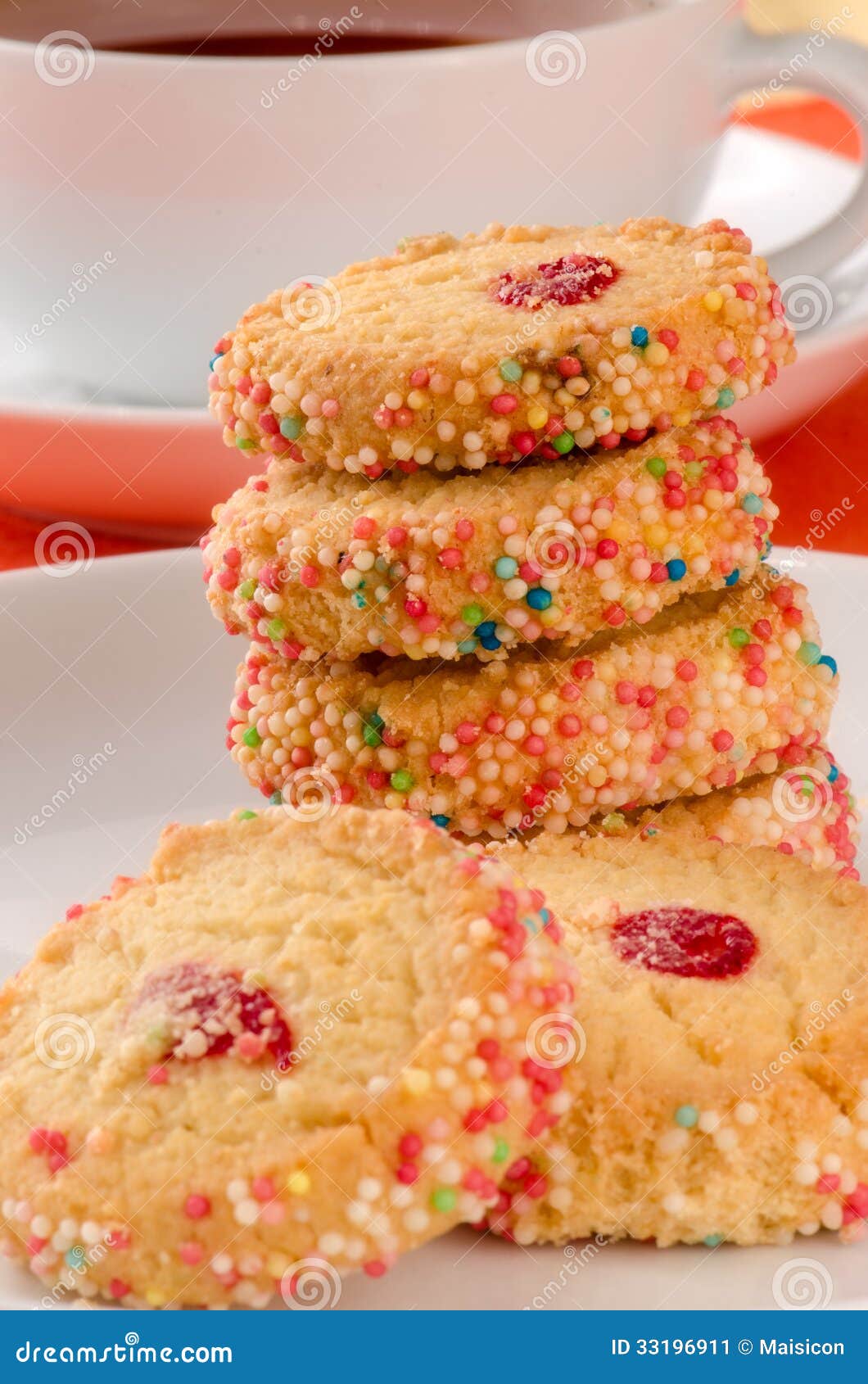 French Multi-colored Biscuits. Stock Photography | CartoonDealer.com ...