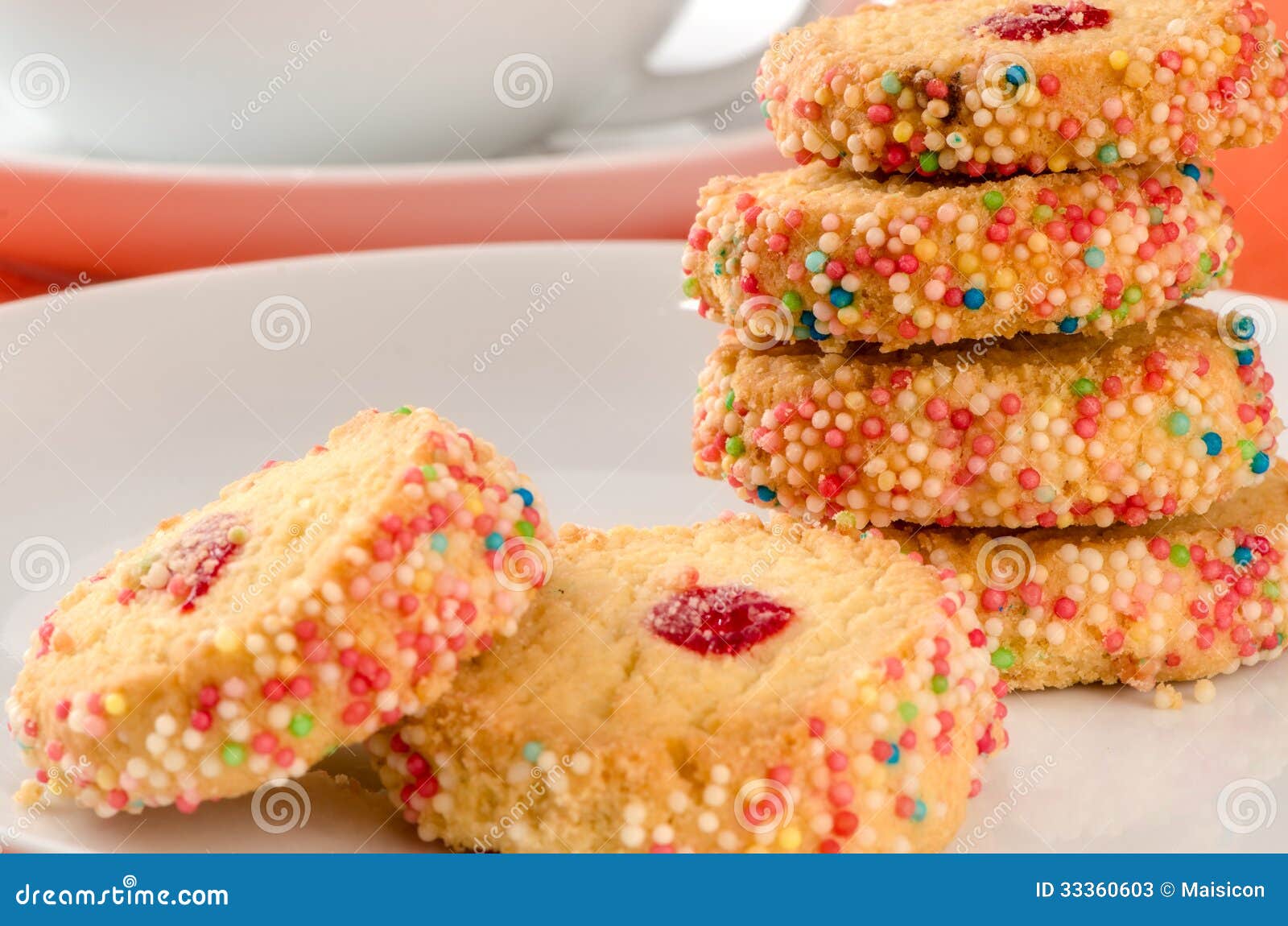 French Multi-colored Biscuits. Stock Photography | CartoonDealer.com ...