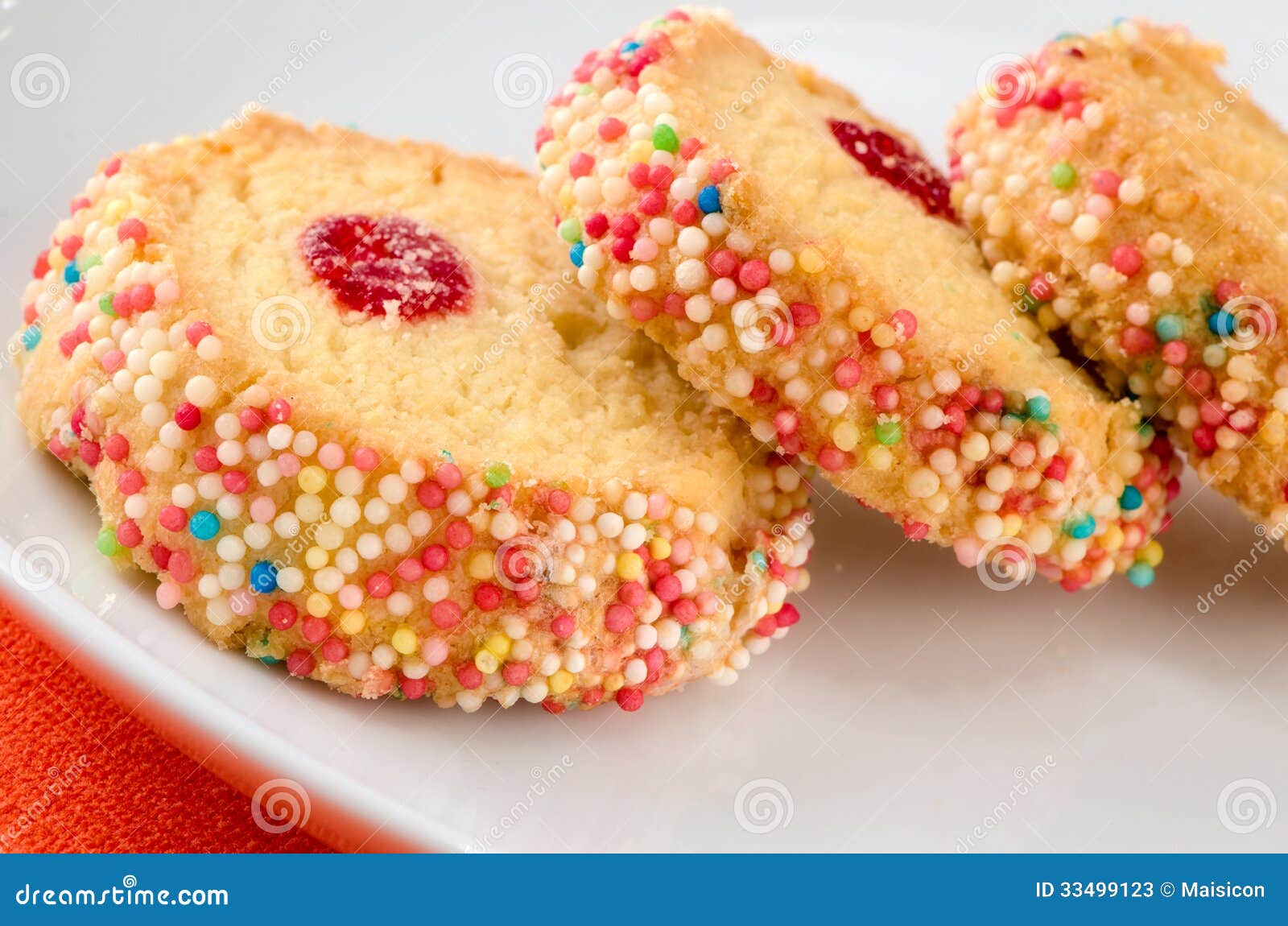 French Multi-colored Biscuits. Stock Image - Image of multi, food: 33499123