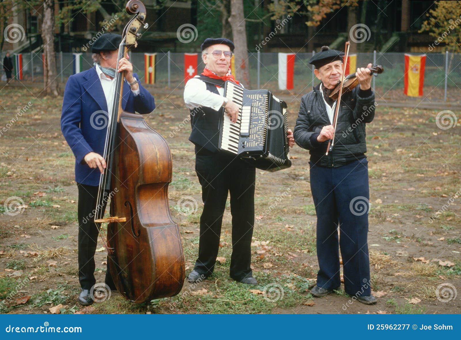 A French musical trio editorial photography. Image of accordion - 25962277