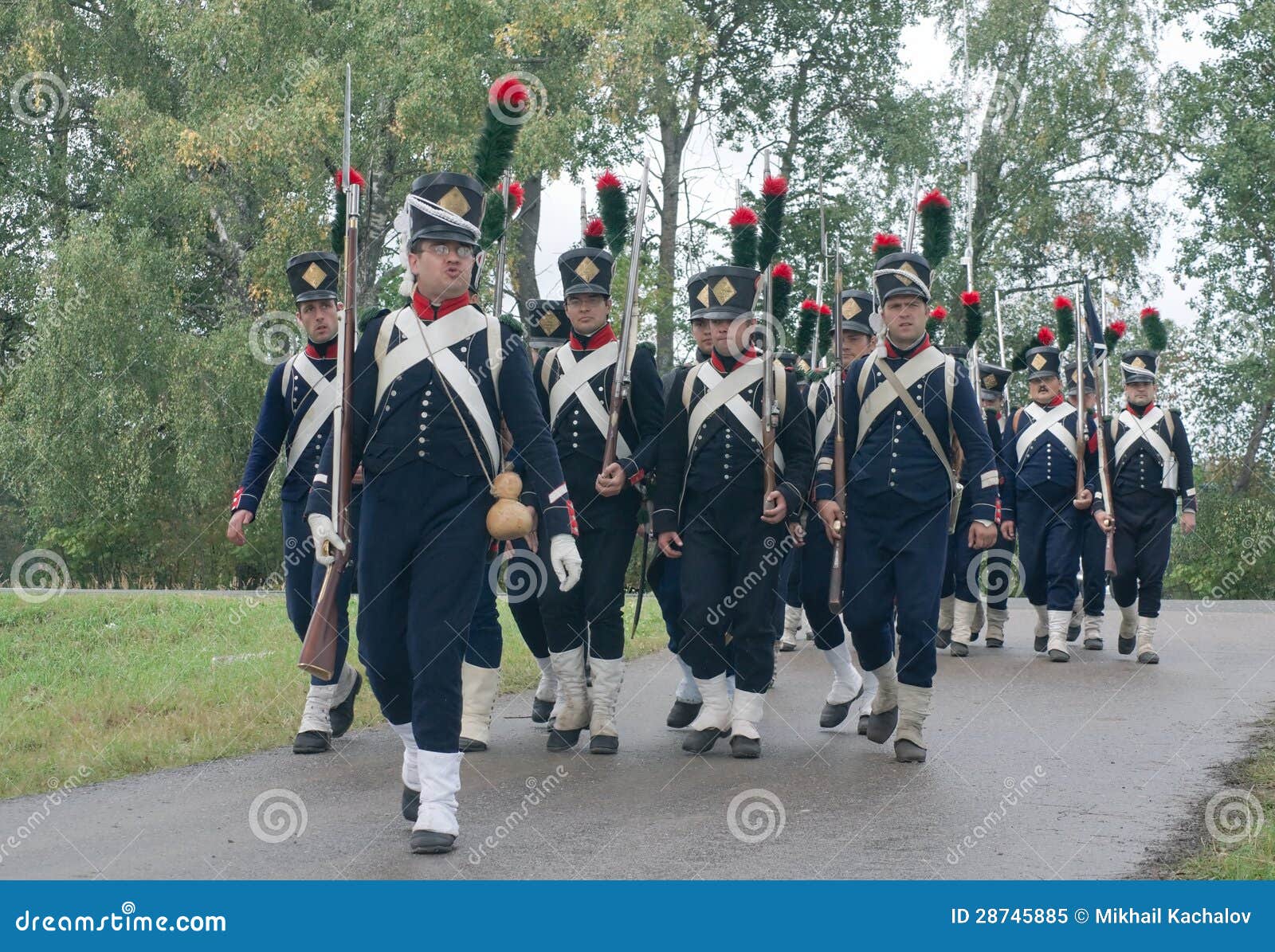French Napoleonic Infantry On The March Editorial Image - Image: 28745885