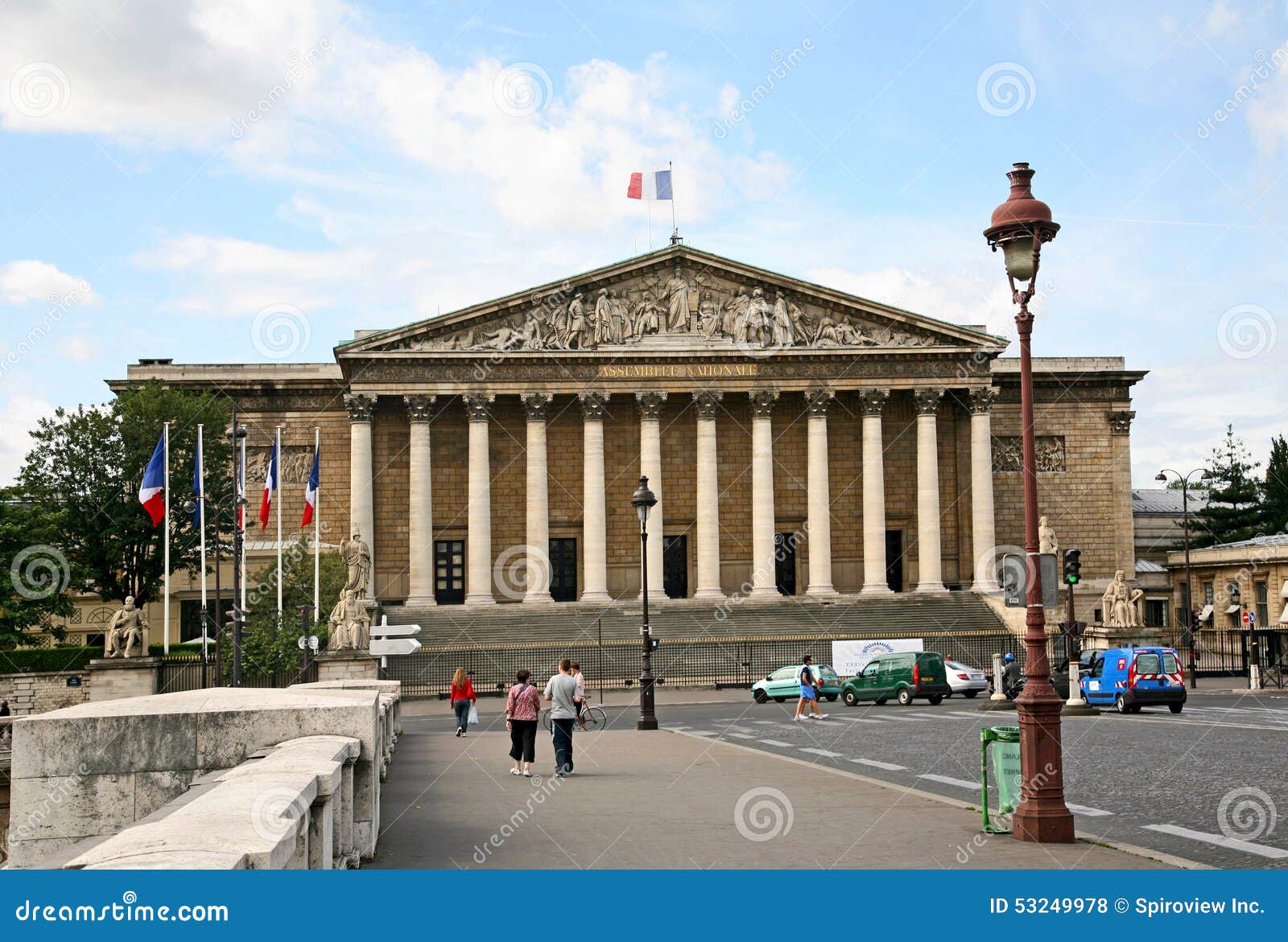 French National Assembly editorial stock photo. Image of exterior ...