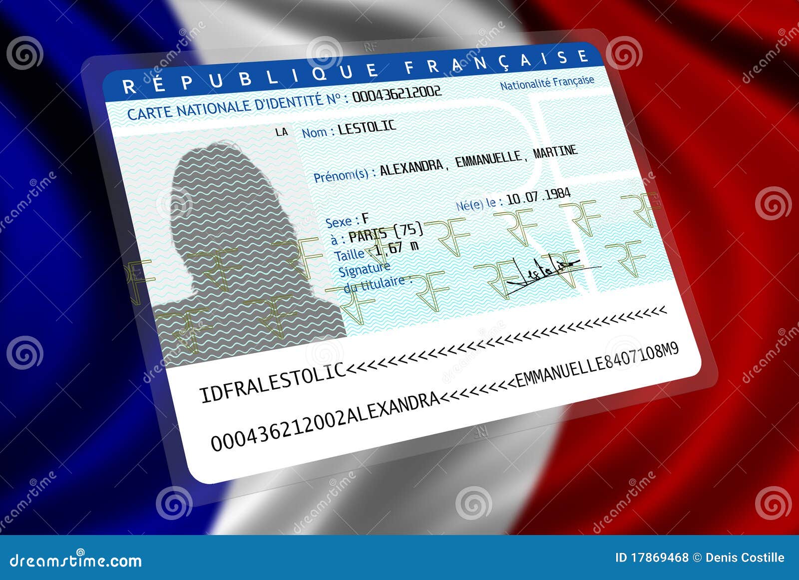 French Nationality (female 2) Stock Illustration - Illustration of ...
