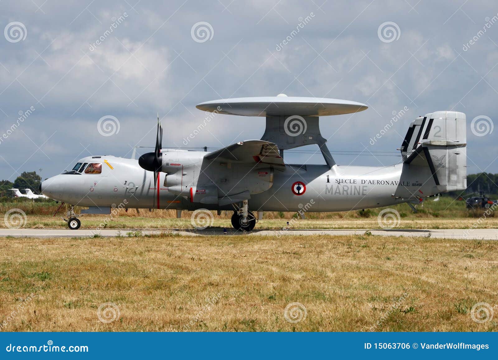 French Navy radarplane editorial photo. Image of hyeres - 15063706