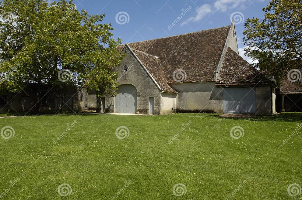 French old grange stock image. Image of historical, grange - 18315035
