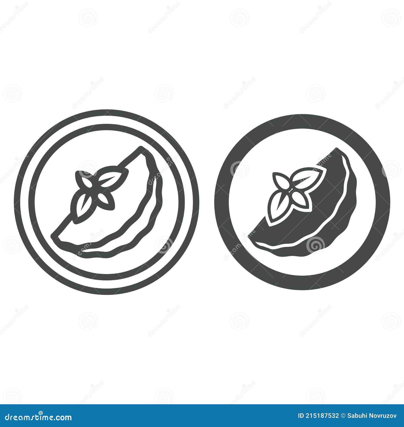 French Omelet Line and Solid Icon, French Food Concept, Omelet Vector ...