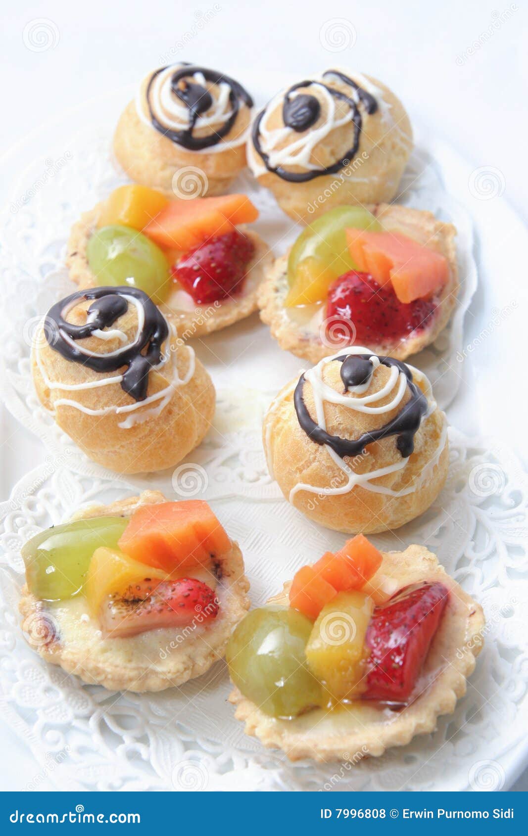 French pastry stock photo. Image of delicious, white, object - 7996808