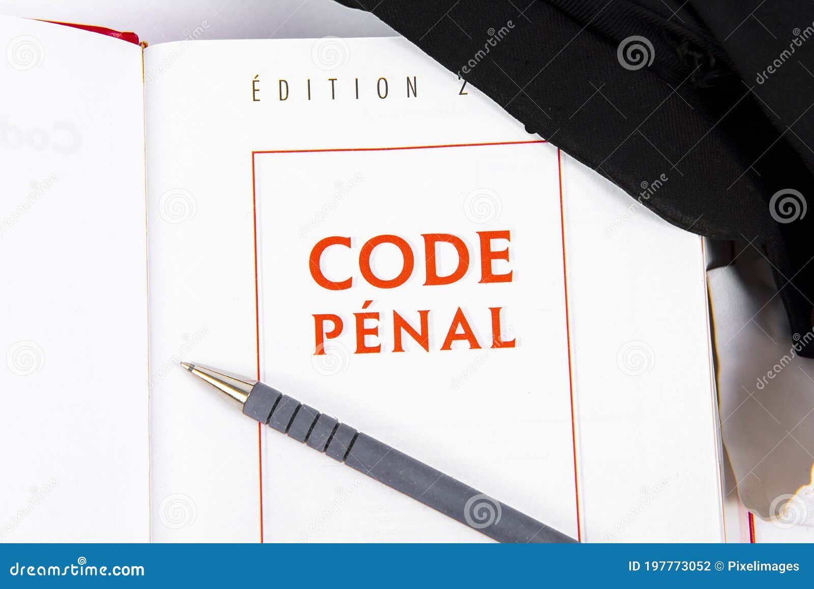 French Penal Code, with Pen Stock Photo - Image of france, judge: 197773052